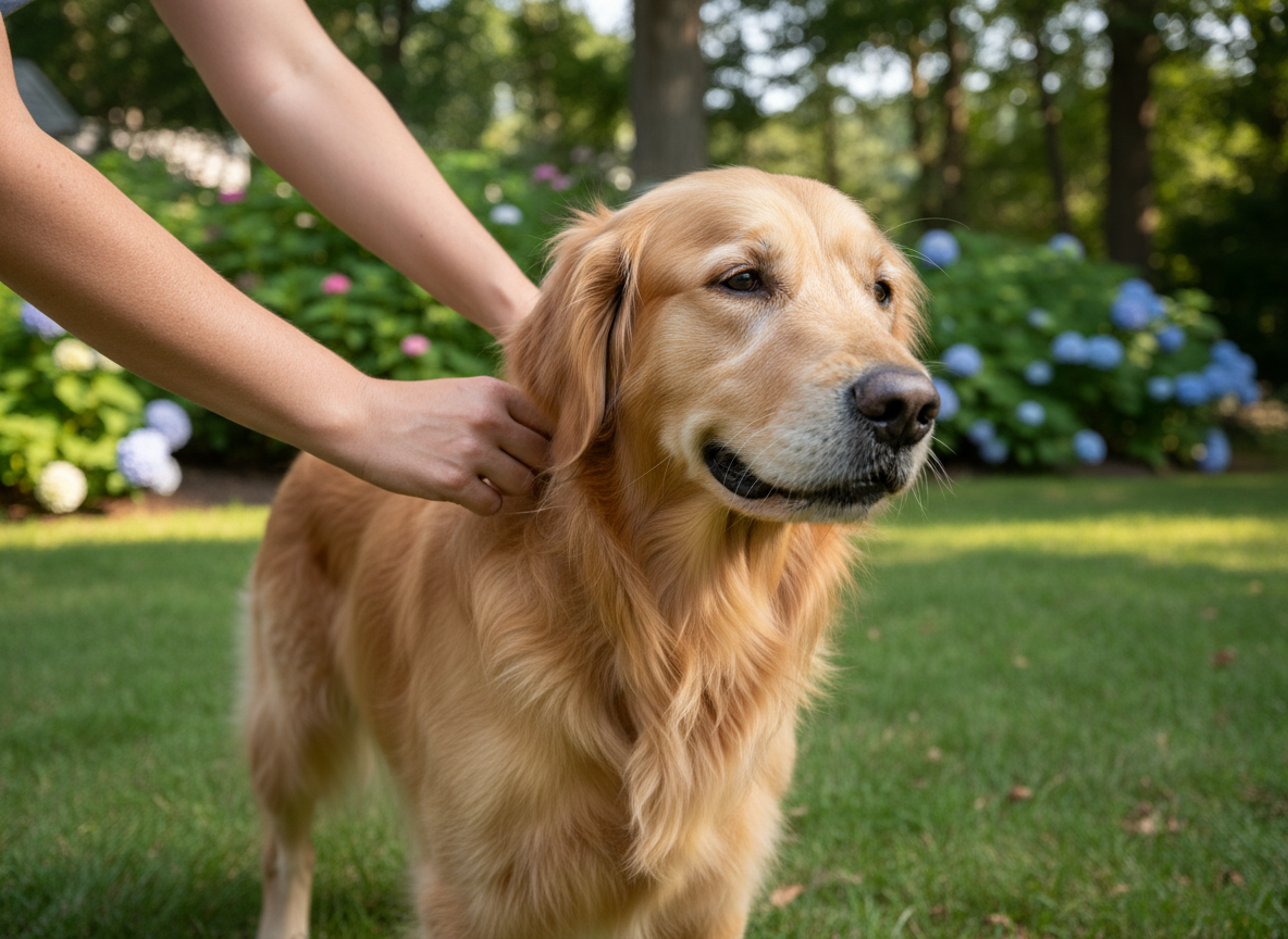 Safety First: Training a 'Freeze' Command for Tick Checks